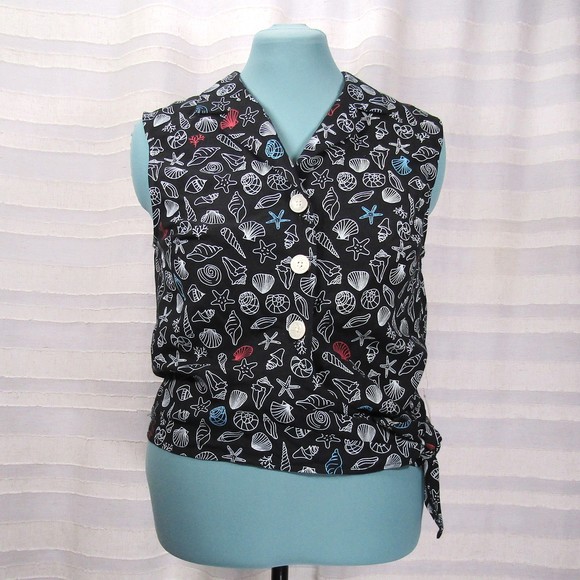 Modcloth | Tops | Nwt Modcloth Charming In The Catskills Seashell Linen ...